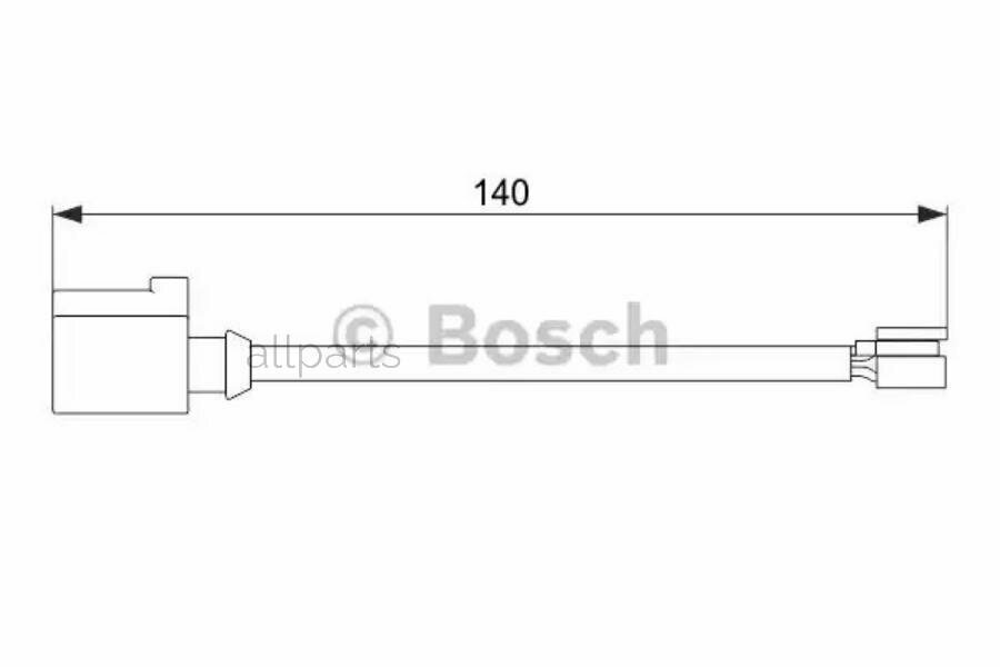 BOSCH 1987474566 датчик износа тормозных колодок