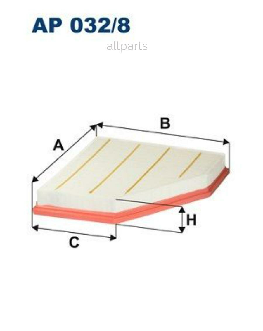 FILTRON AP0328 фильтр воздушный BMW 1234 15-