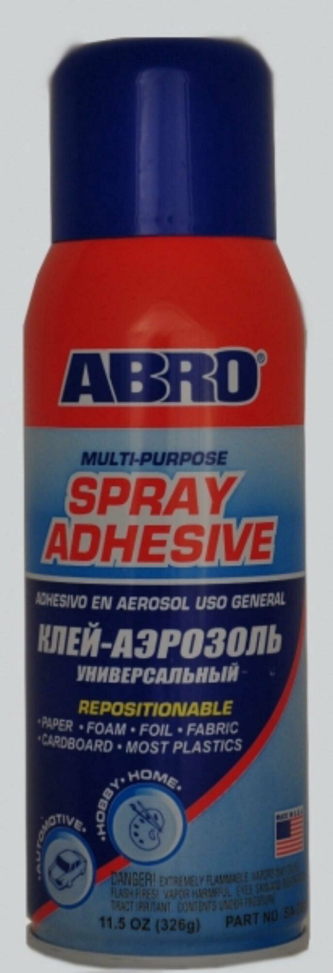 ABRO SA300 клей-аэрозоль универсальный