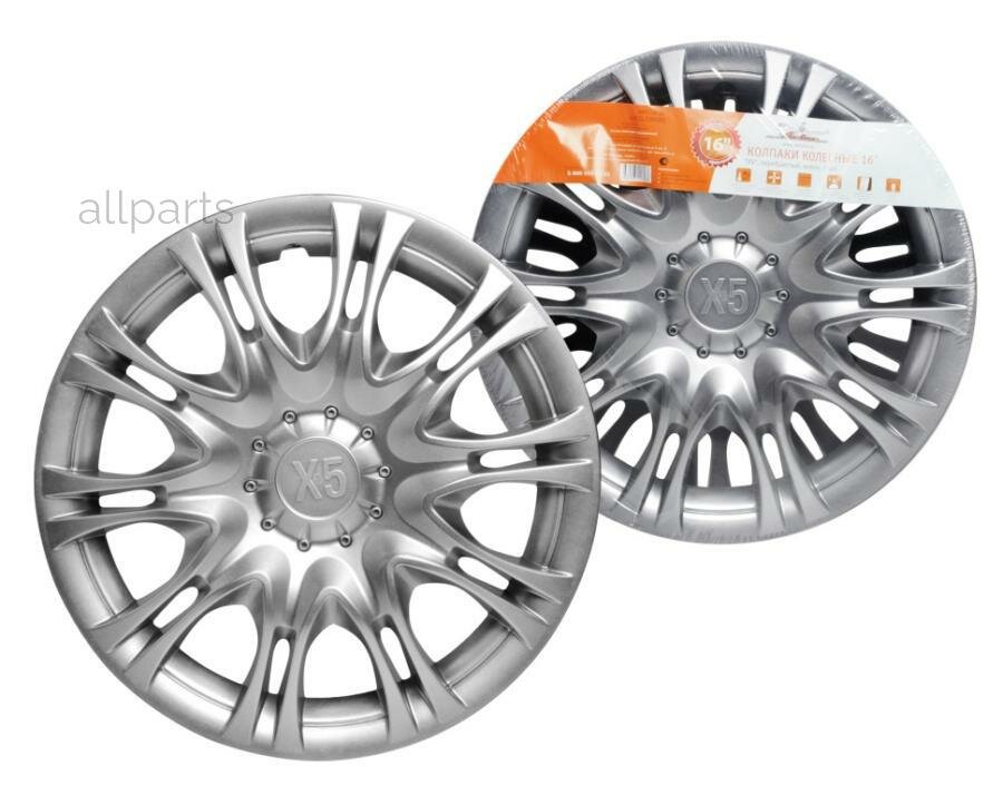 AIRLINE AWCC-16-10 Колпаки колесные 16 Х5 , серебристый, компл. 2 шт.