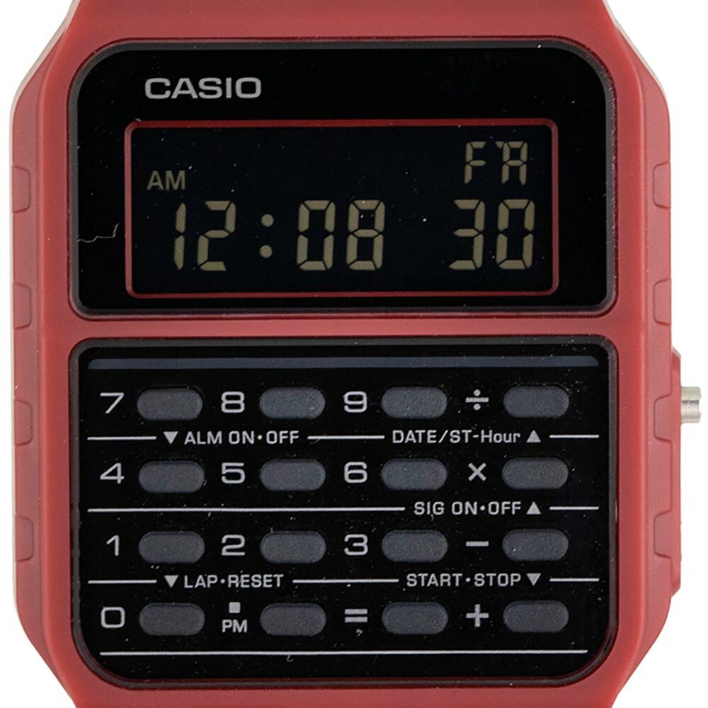 Наручные часы CASIO Vintage, красный — фото 1