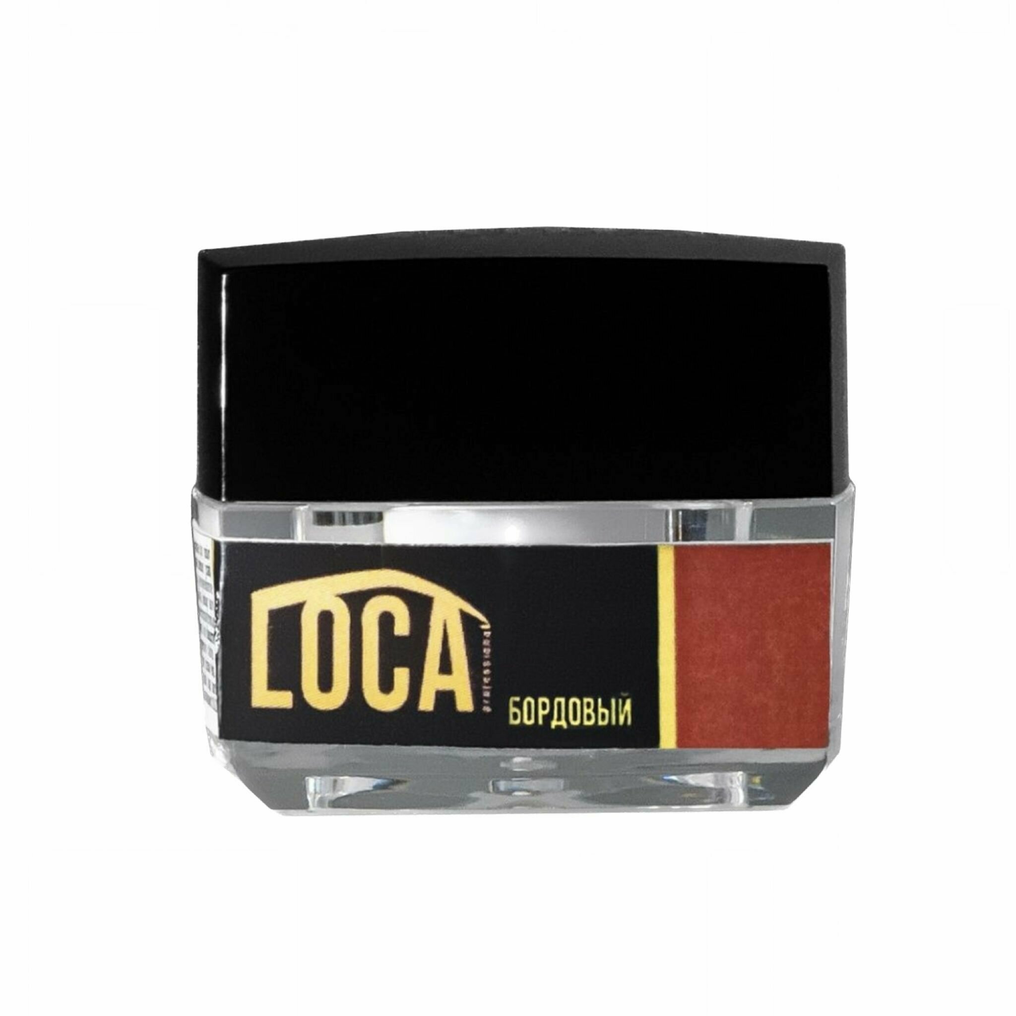 Краситель для ресниц и бровей Loca 4 гр, цвет бордовый