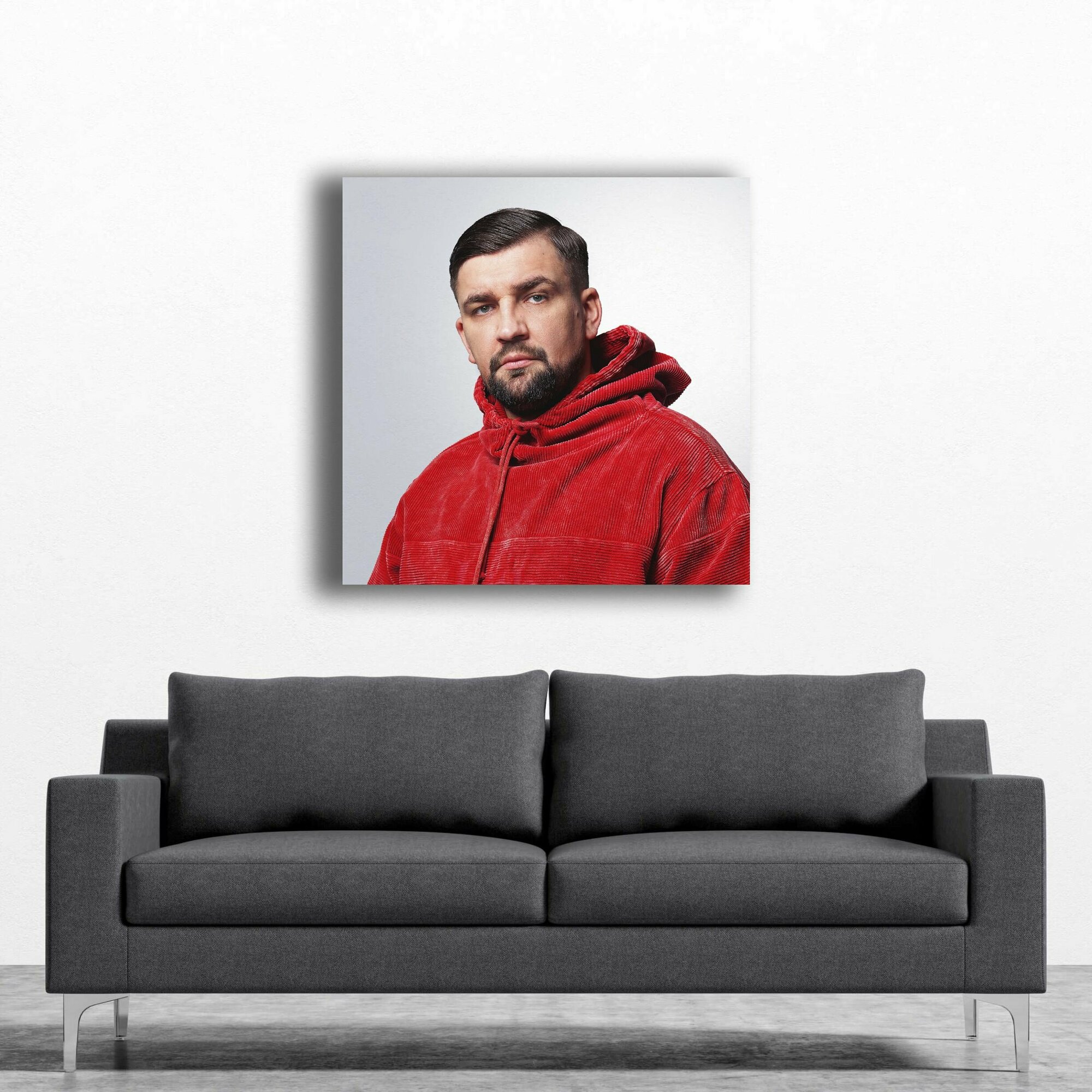 Интерьерная картина на холсте Баста 40*40