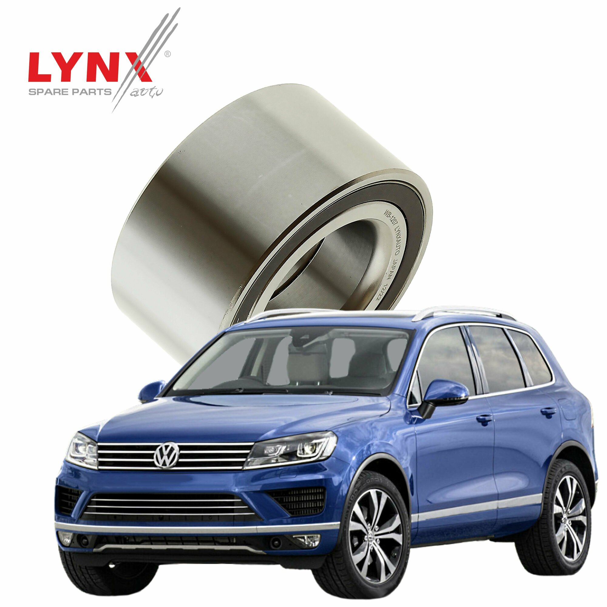 Подшипник ступицы Volkswagen TOUAREG (2) / Фольксваген Туарег 2010 2011 2012 2013 2014 2015 2016 2017 2018 / передний, 1 шт LYNXauto