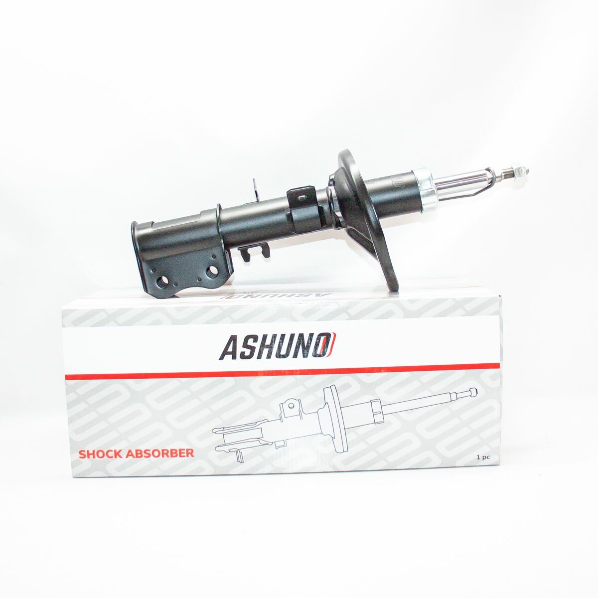 Стойка передняя левая ASHUNO для Kia Spectra / Киа Спектра A21112 0K2NB34900A