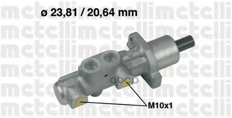 Главный тормозной цилиндр Volvo 850, C70 I, S70, V70I, XC70 1991-00 Metelli арт. 050575