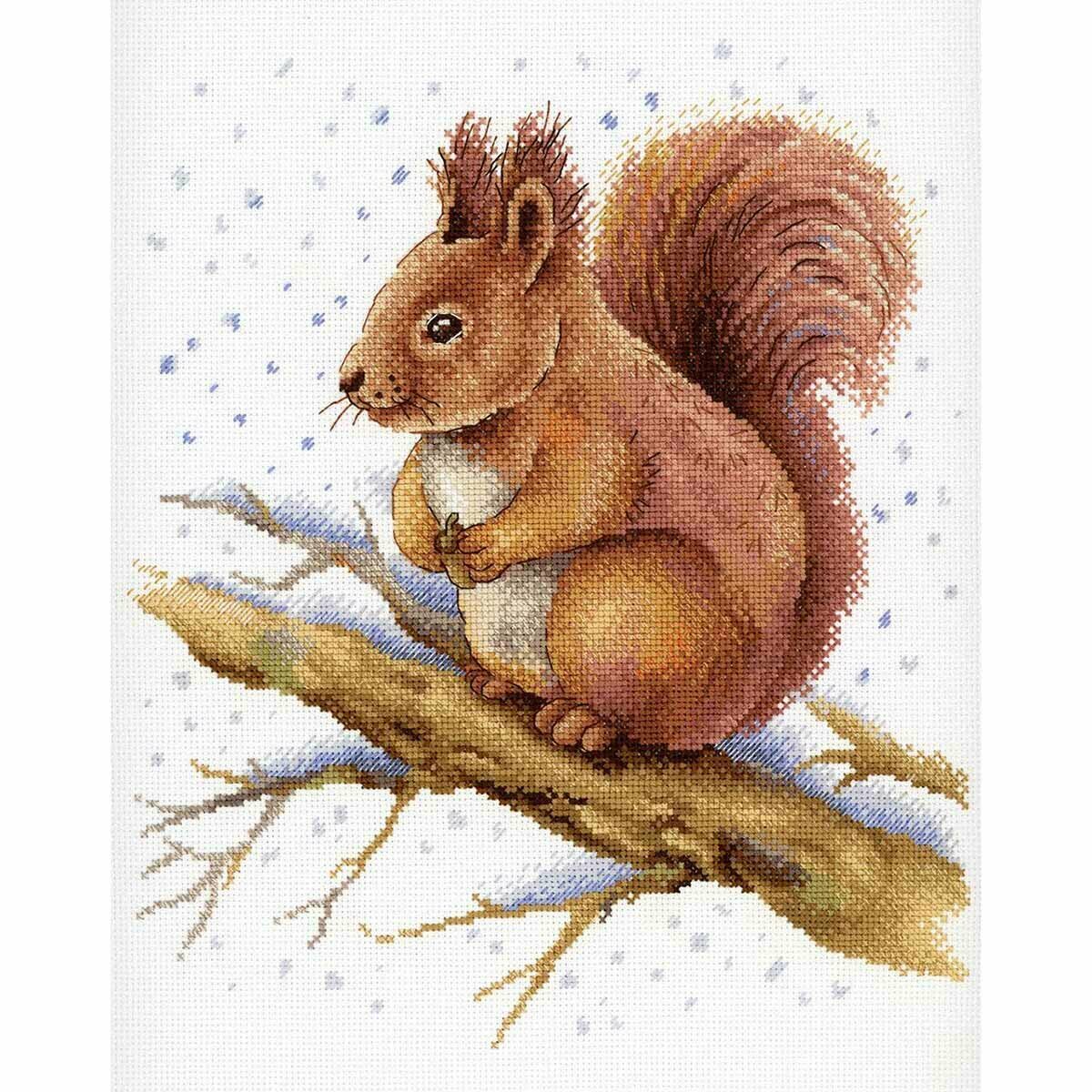 НВ-758 Набор для вышивания МП Студия 'Пушистая красавица', 24*21 см