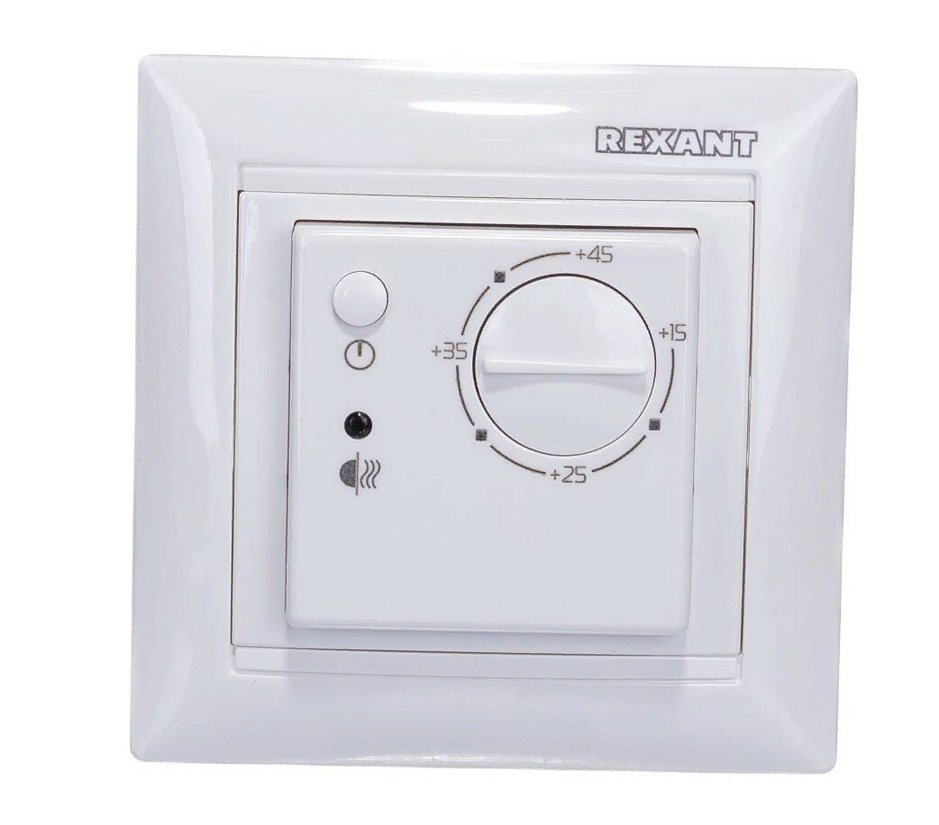 Терморегулятор механический RX-308B белый REXANT