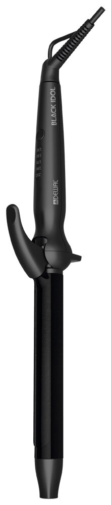 DEWAL Плойка для волос Black Idol 03-1625TBlack, черный, титан-турмалин, с терморегулятором, d 25 мм