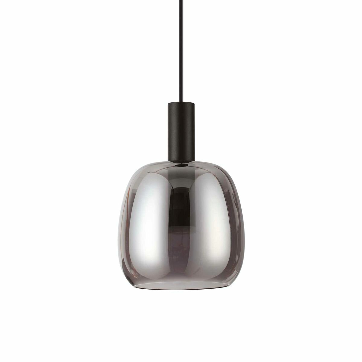 Светильник подвесной ideal lux Coco-1 SP 7Вт 580Лм 3000К IP20 LED 230В Серый/Черный Стекло/Металл Не диммируемый 275581.