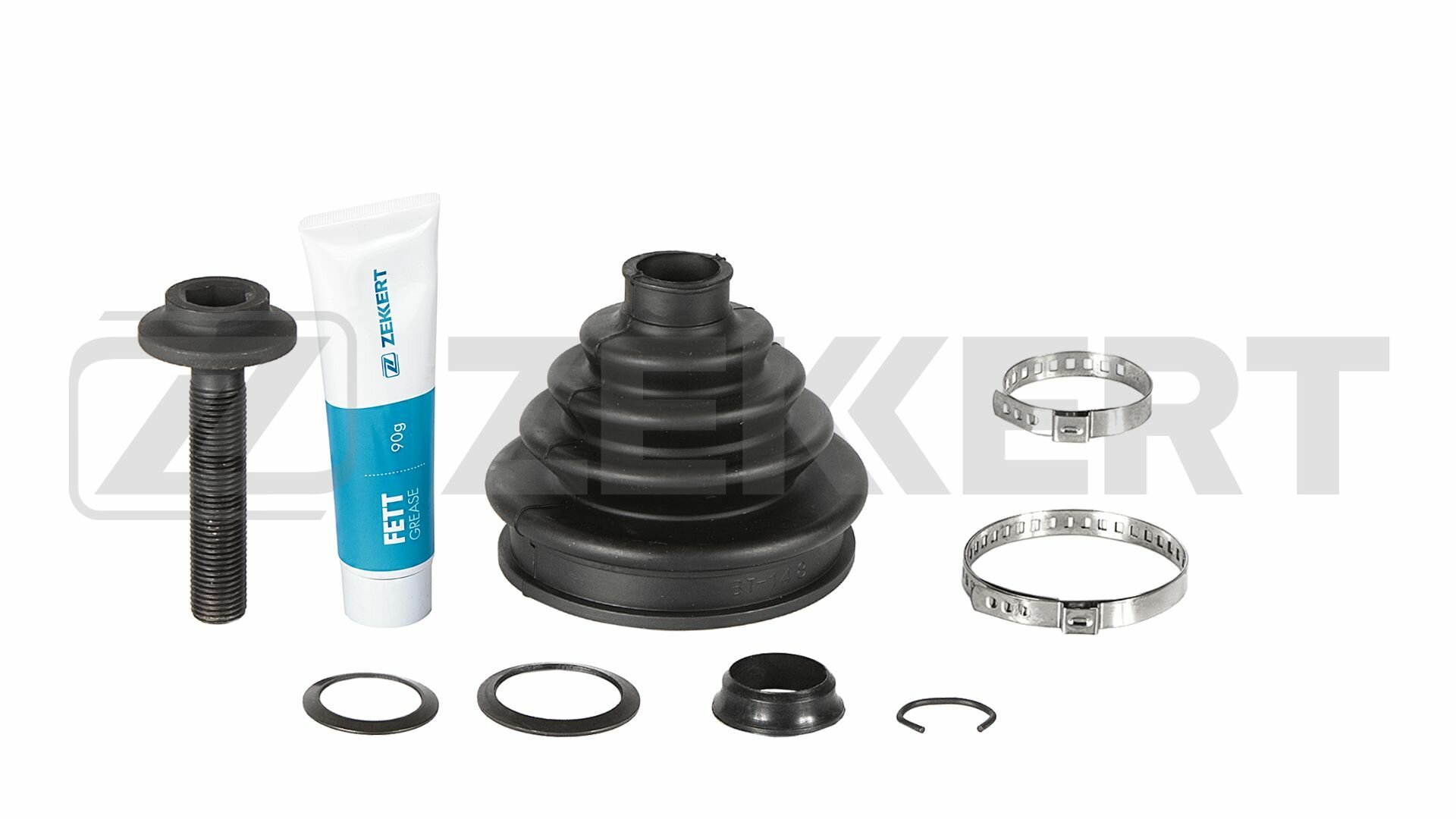 Пыльник ШРУС с хомутами и смазкой для Ауди A4 B5, A6 C5, Шкода Суперб 1, Фольксваген Пассат B5 SM-1007S ZEKKERT