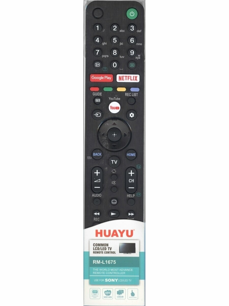 Универсальный пульт RM-L1675 для SONY (корпус пульта RMF-TX500E)