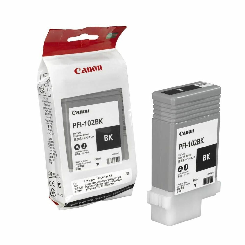 Картридж для струйного принтера CANON PFI-102BK Black (0895B001)