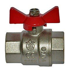 Кран шаровой 1 дюйм TST 302 вн-вн бабочка