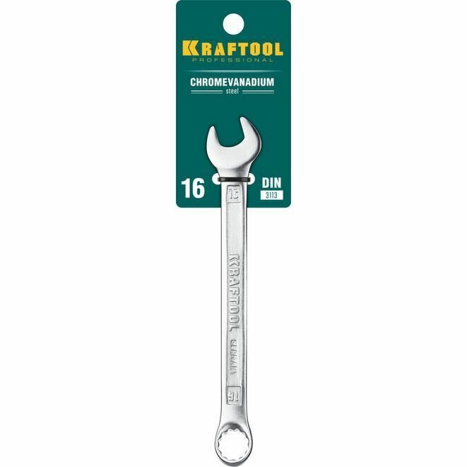 KRAFTOOL 16 мм, Комбинированный гаечный ключ