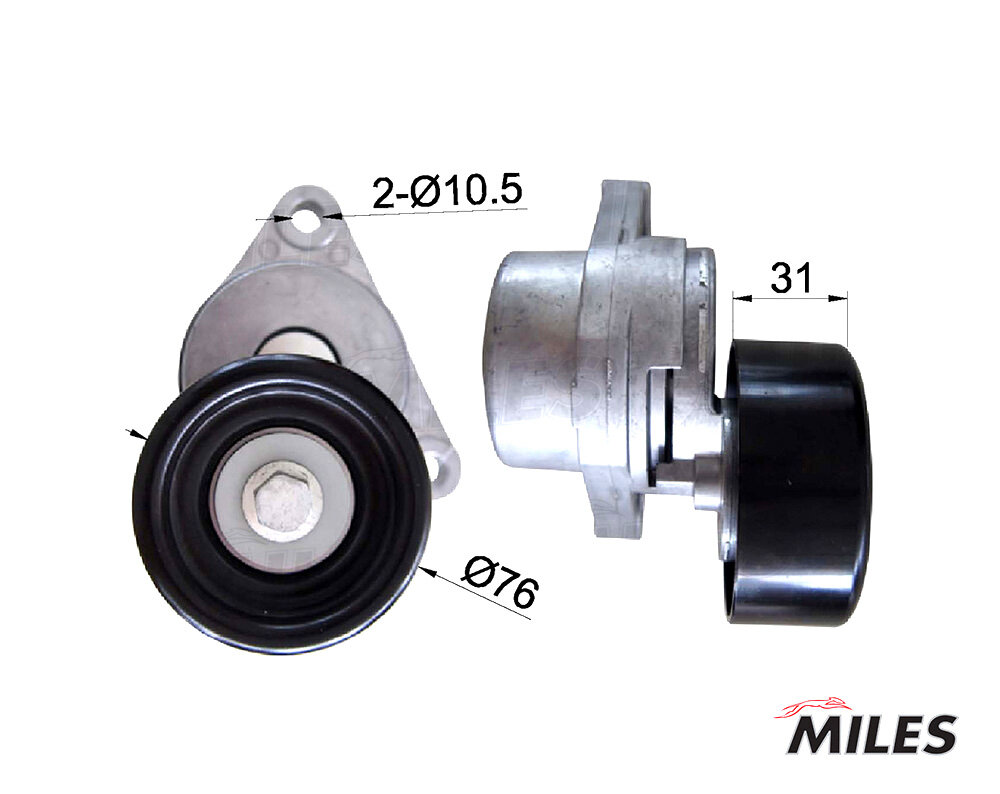 MILES Натяжитель ремня приводного CHEVROLET LACETTI/AVEO 1.4/1.6