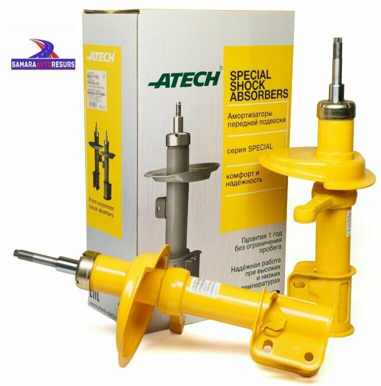 Амортизатор передней подвески "ATECH" SPECIAL-OIL лада 2108, 2109, 21099, 2113-15 (2 шт) масляные (к-т)