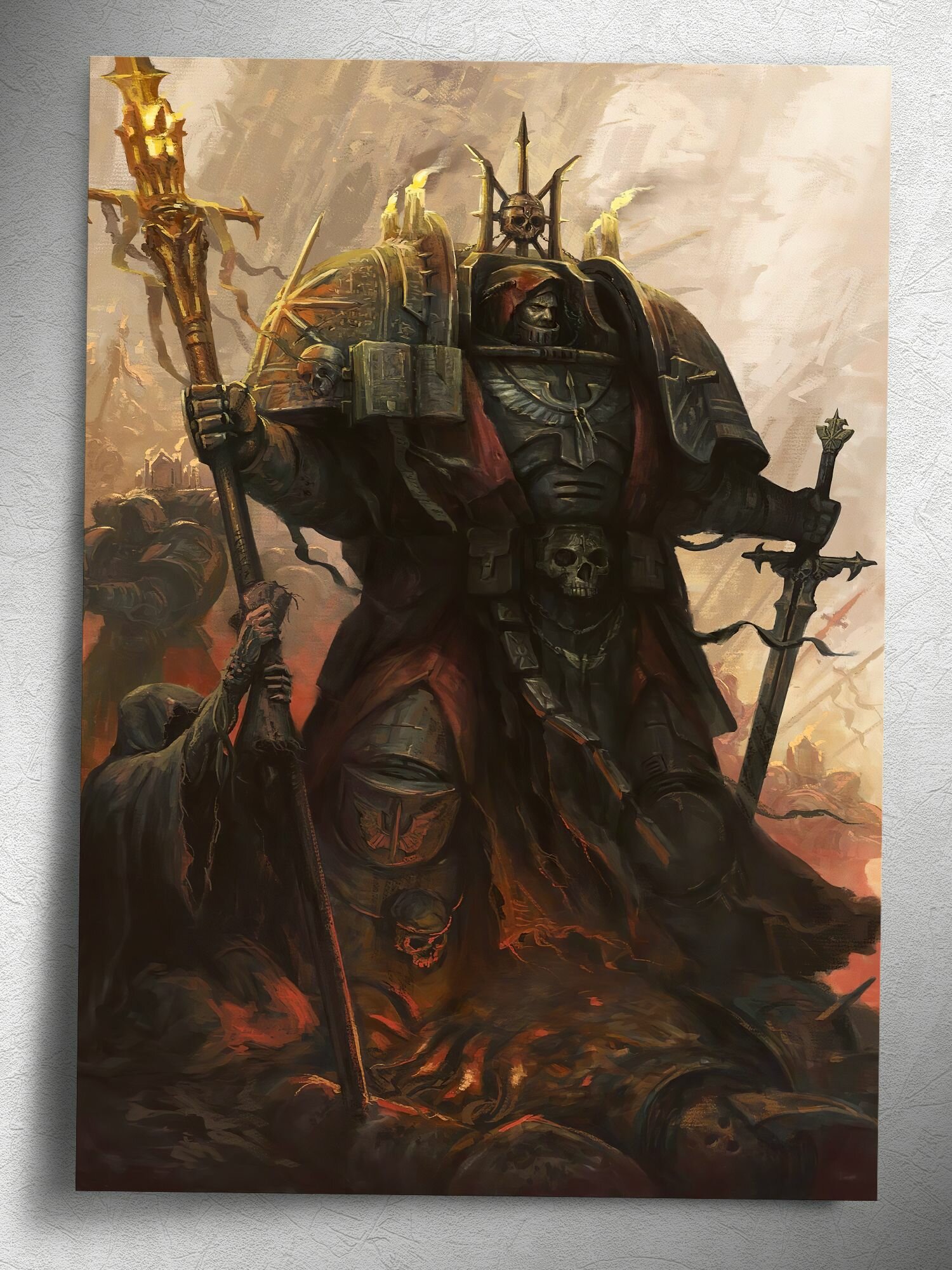 Постер: Астартес (Темные Ангелы, Вархаммер 40000, Warhammer)