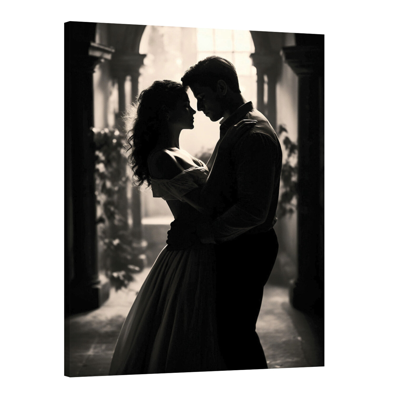 Интерьерная картина 50х70 "Вечная любовь короля и королевы"