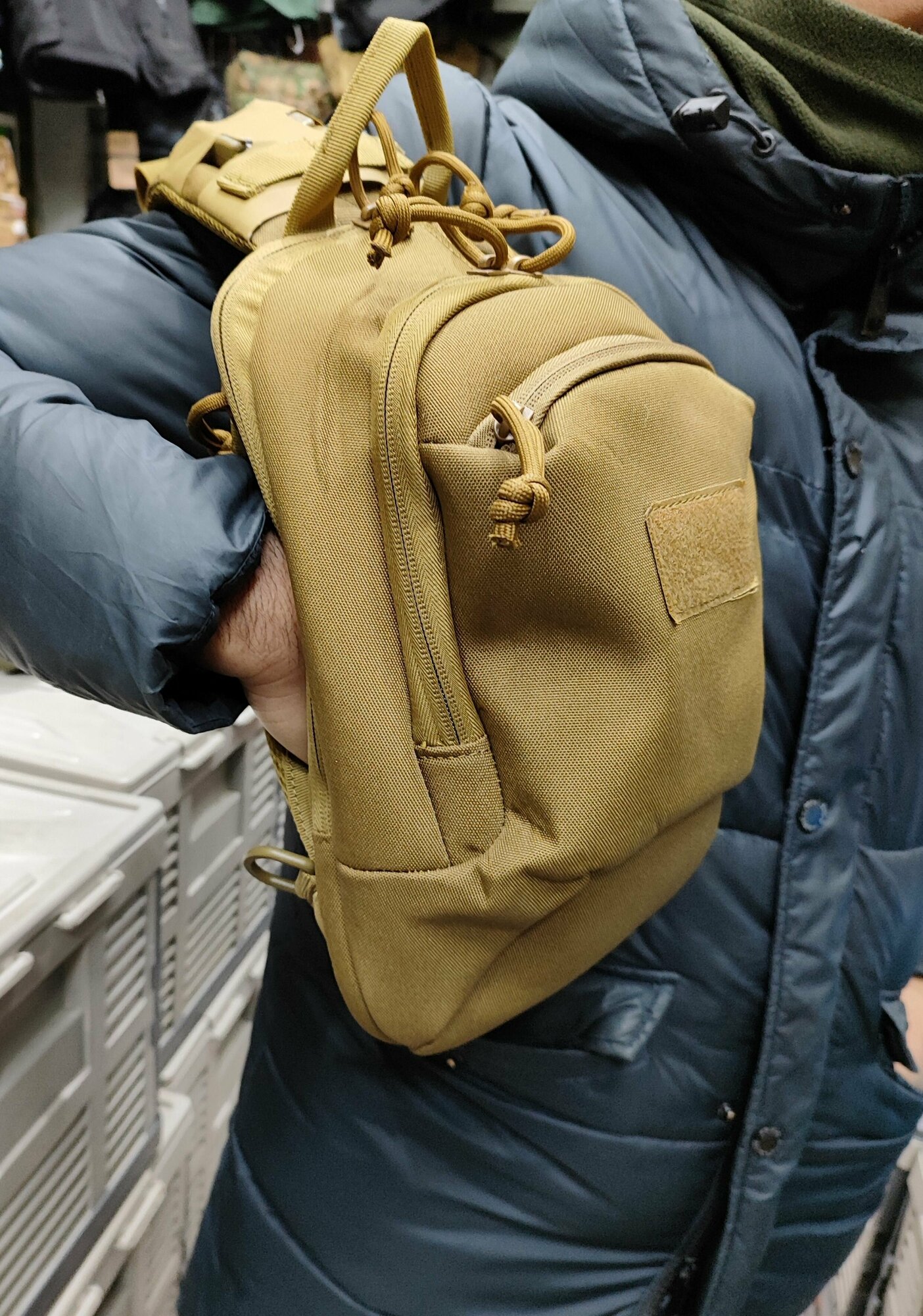 Сумка для пистолета скрытного ношения с быстрым доступом/тактический однолямочный рюкзак пистолетный Yakeda Desert