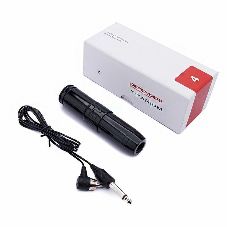 Тату машинка Defender Titanium аппарат для татуажа перманентного макияжа Дефендер Титаниум