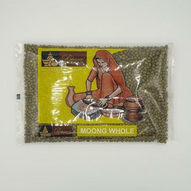Маш зеленый цельный MOONG WHOLE Bharat Bazaar, 500 г