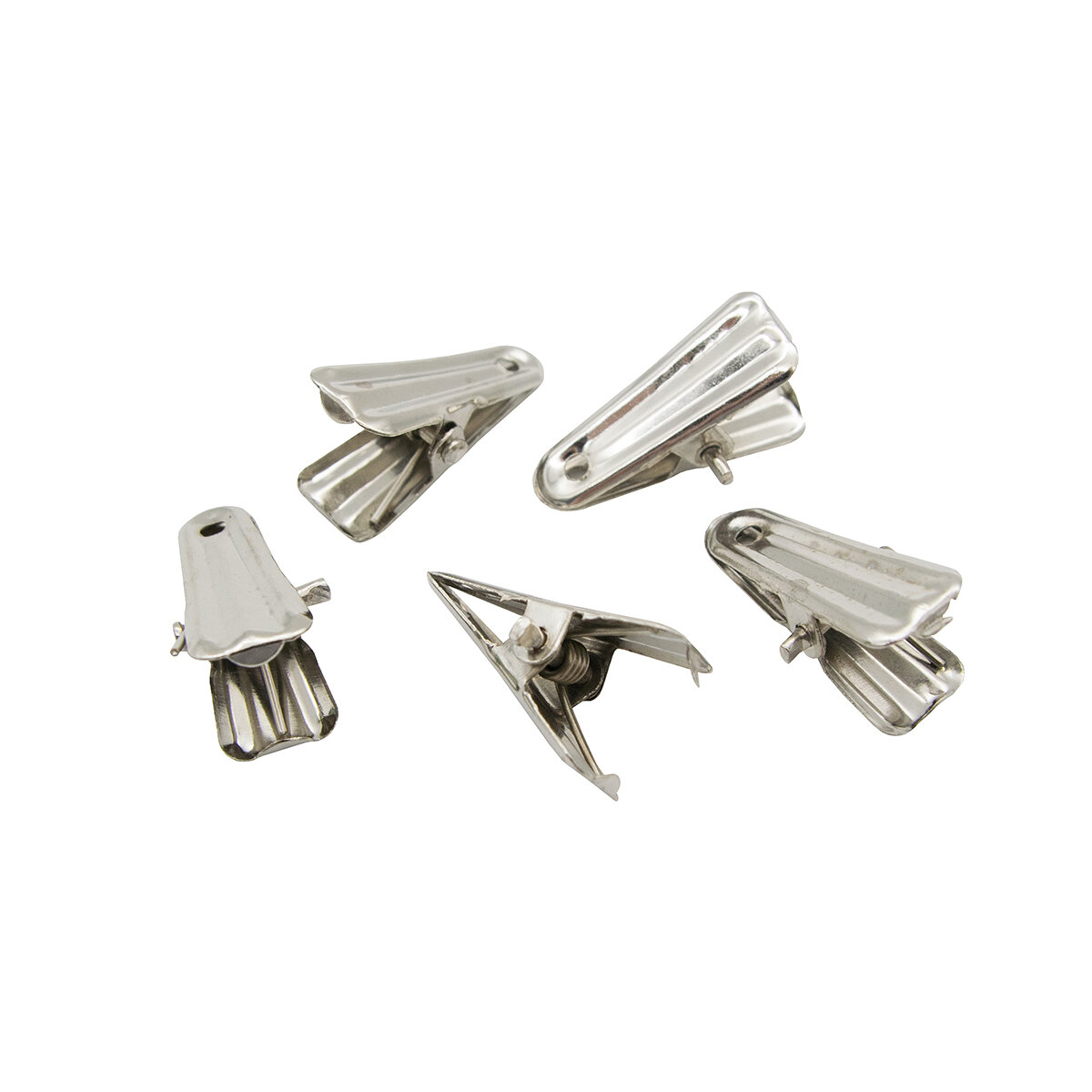 Основа для заколки-зажима, 3 см, цвет никель, 5шт/упак, Astra&Craft