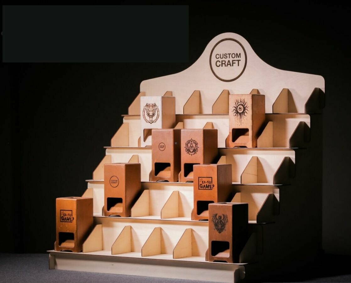 Витрина настольная для товара, выставочный стенд, полка для ярмарки, стеллаж, лесенка горка