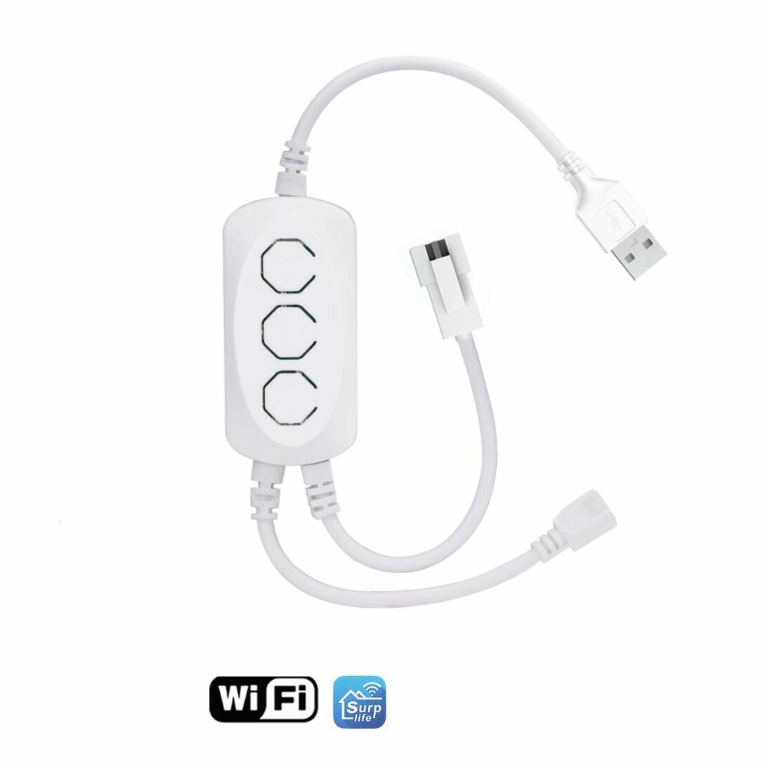 LED контроллер USB 5В (Wi-Fi, RGB, 3PIN)