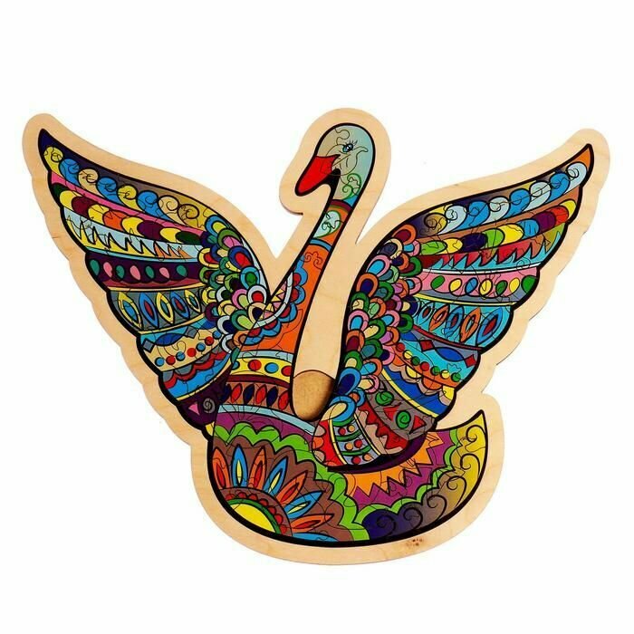 Фигурный деревянный пазл