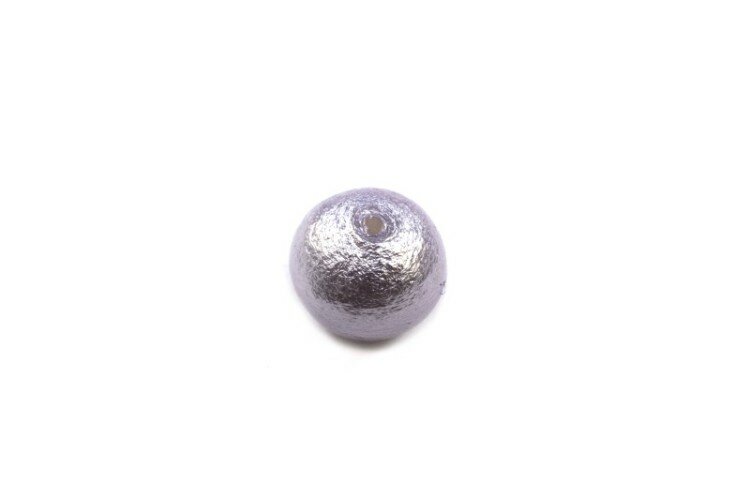 Хлопковый жемчуг Miyuki Cotton Pearl 8мм, цвет Lavender, 744-021, 1шт
