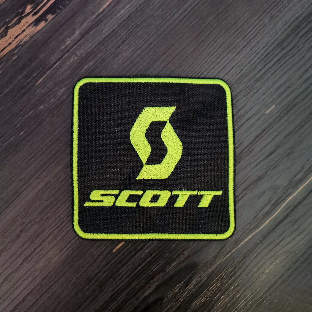 Нашивка SCOTT лайм