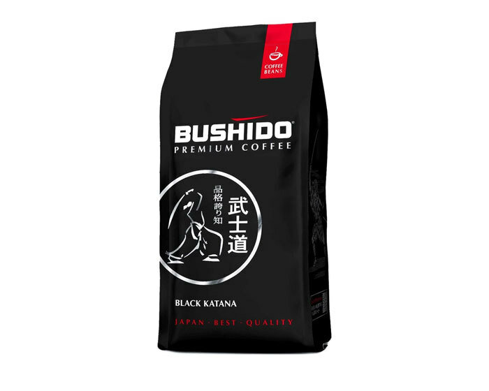 Кофе в зернах Bushido Black Katana, 227 г (Бушидо)