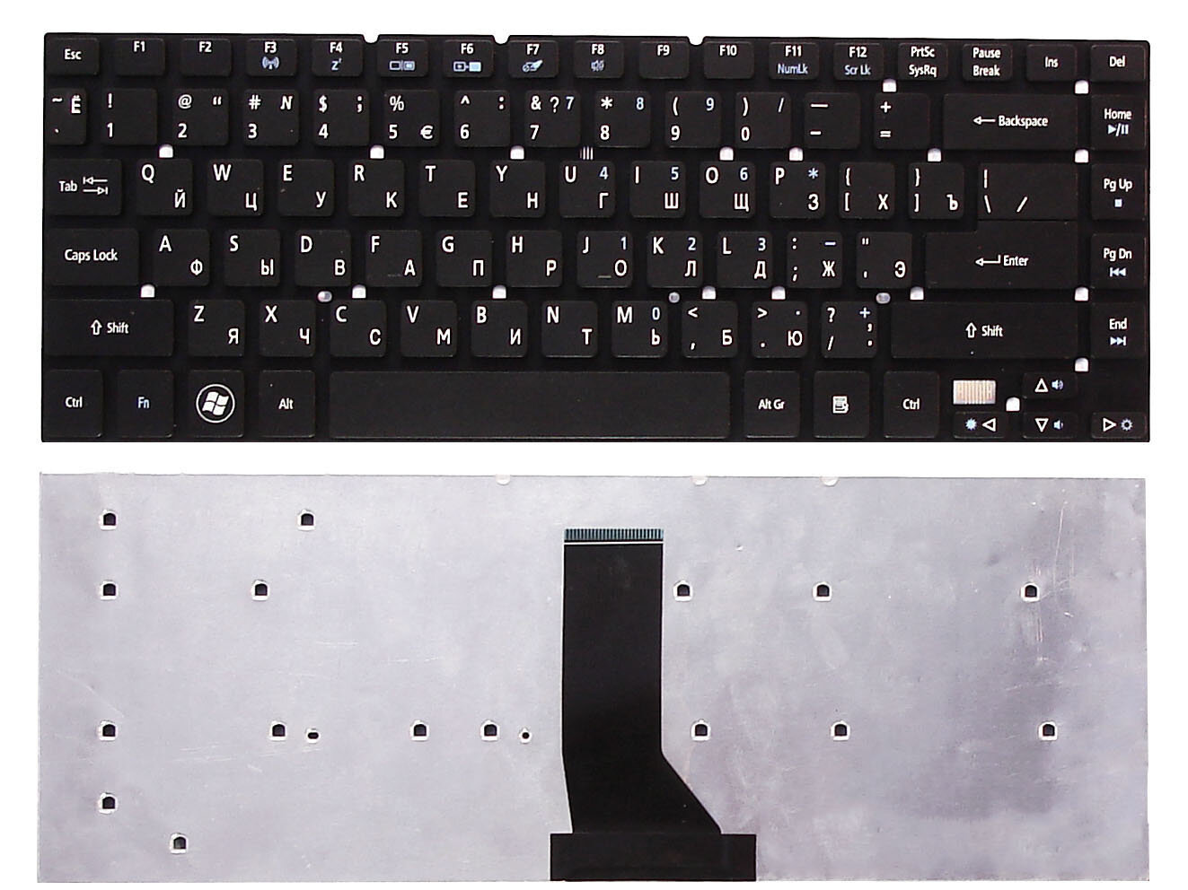 Клавиатура для Acer 3830T 4830T p/n: KBI140A292, KBI140G260, MP-10K23U4-4421, MP-10K23U4-6982