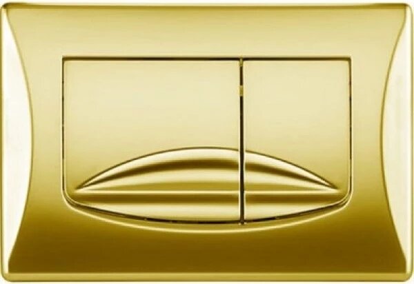 Кнопка смыва OLI River Dual 638508 для инсталляции, золотой