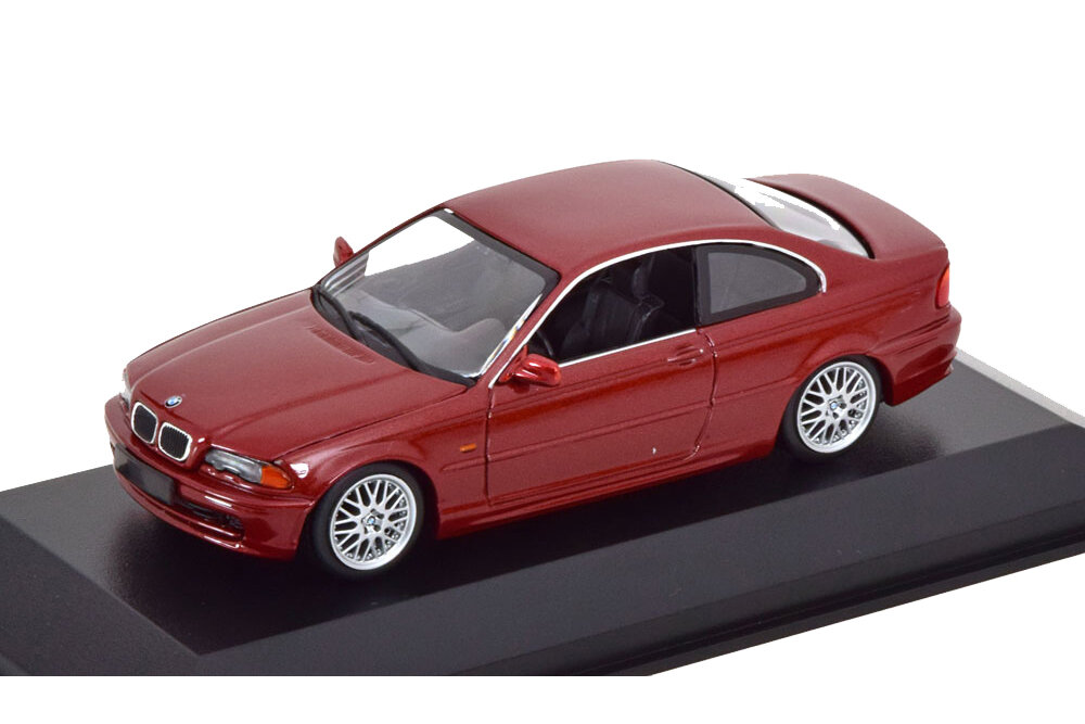 Модель коллекционная MAXICHAMPS Bmw E46 328 ci coupe 1999 red metallic / бмв купе красный