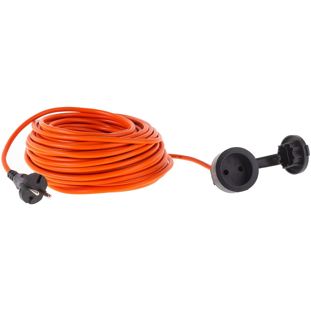 Удлинитель-шнур Gigant б/з ПВС 2х0,75 6A 30м IP 44 INDUSTRY EG PE-027
