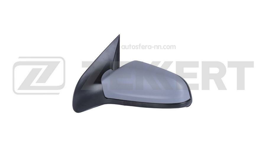 ZEKKERT SP4054 Зеркало в сборе левое / грунтованное / асферическое / эл регул / с подогр Opel Astra H 04-