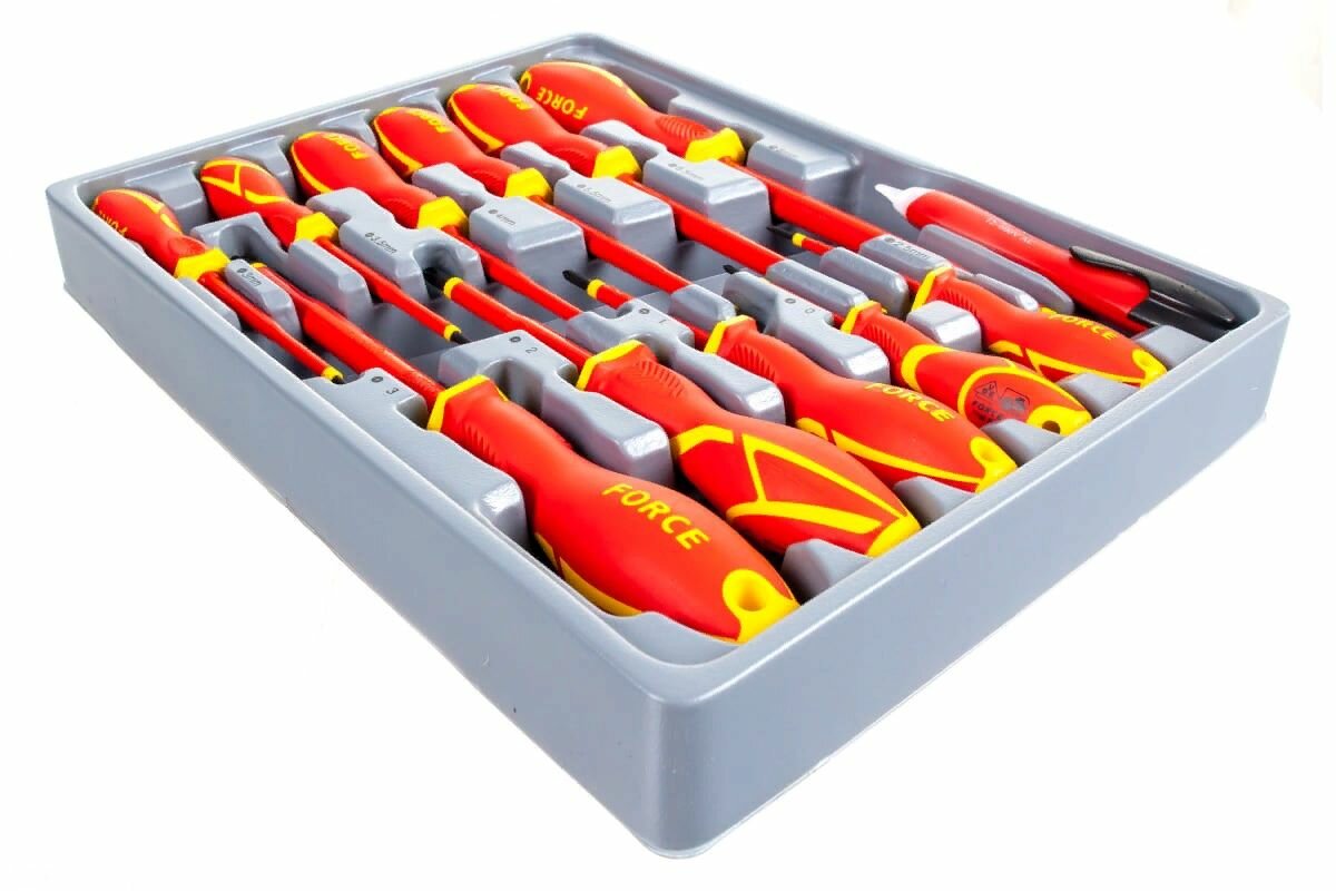 Пробник и отвёртки с диэлектрическим покрытием FORCE 2125N