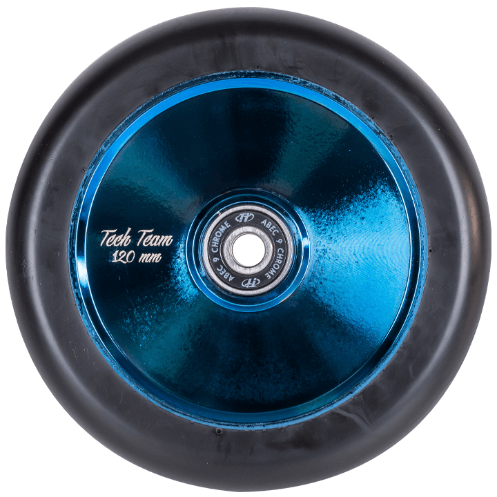 Колесо для трюкового самоката TechTeam X-Treme 120*24 мм Hollow, Harpy, blue chrome