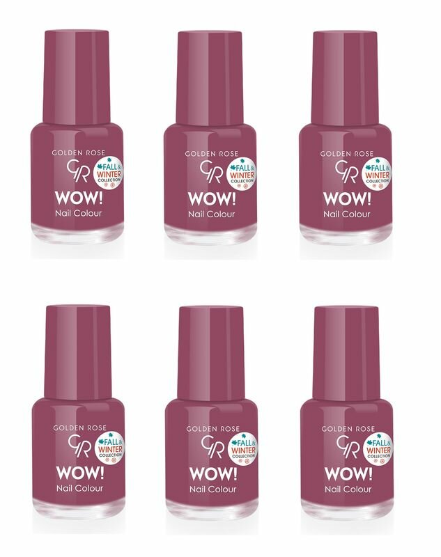 Golden Rose Лак для ногтей WOW! Fall and winter, тон 312, 6 шт