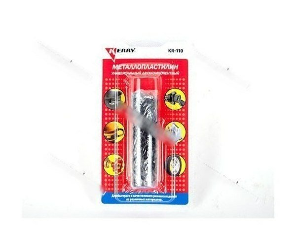 Металлопластилин Kerry KR-110, 60 г, для авторемонта