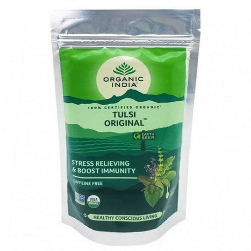 Чай Тулси Оригинальный Органик Индия (Tulsi Original Organic India), 100 грамм