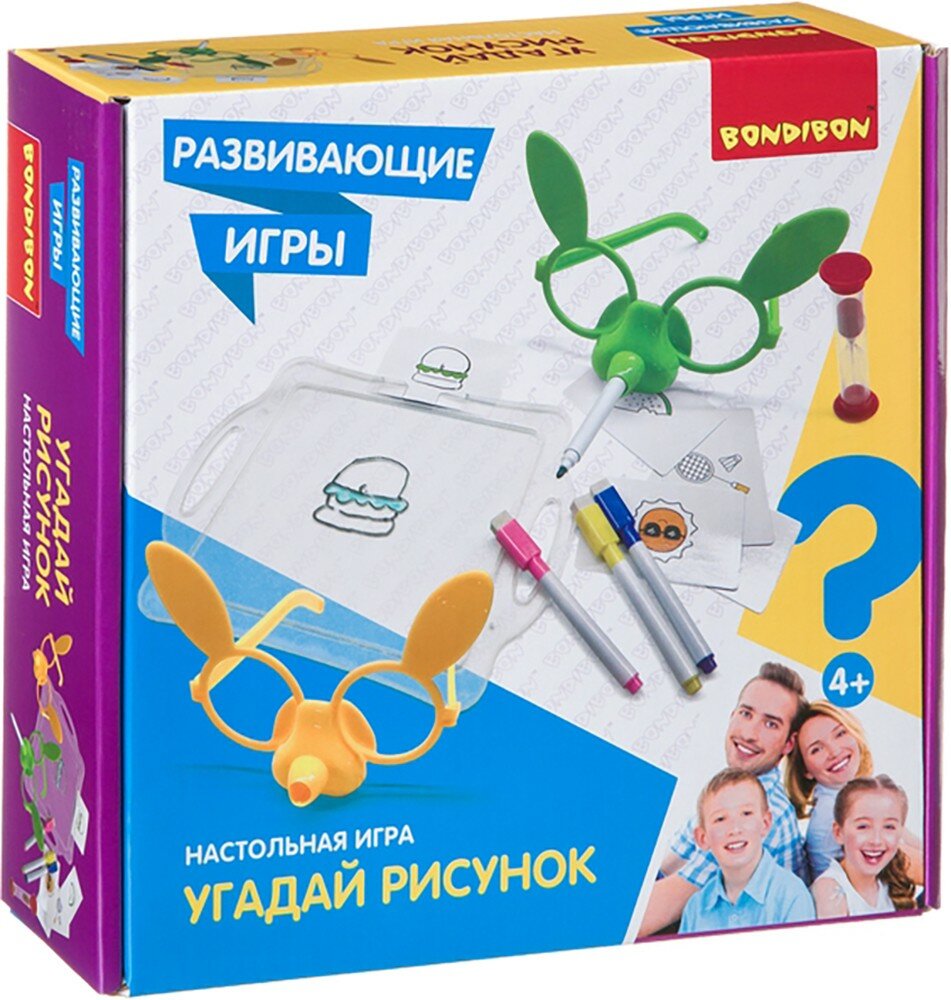 Игра настольная развивающая "Угадай рисунок" (ВВ4468)