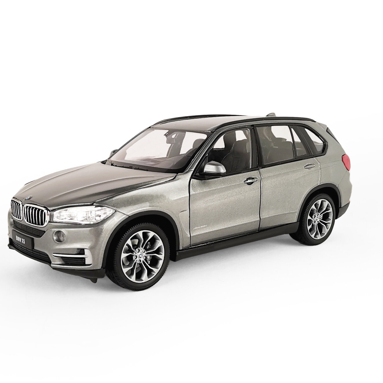 Welly Машинка металлическая 1:24 BMW X5, серая, (24052W)