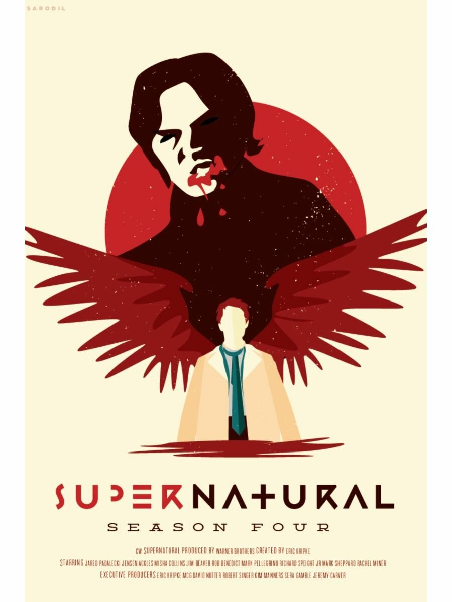 Постер "Сверхъестественное. Под защитой ангела"