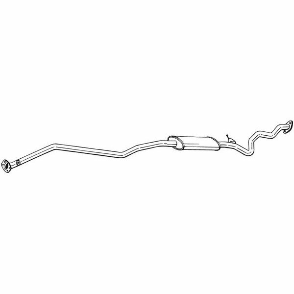 Средний глушитель выхлопных газов, BOSAL 293-011 (1 шт.)