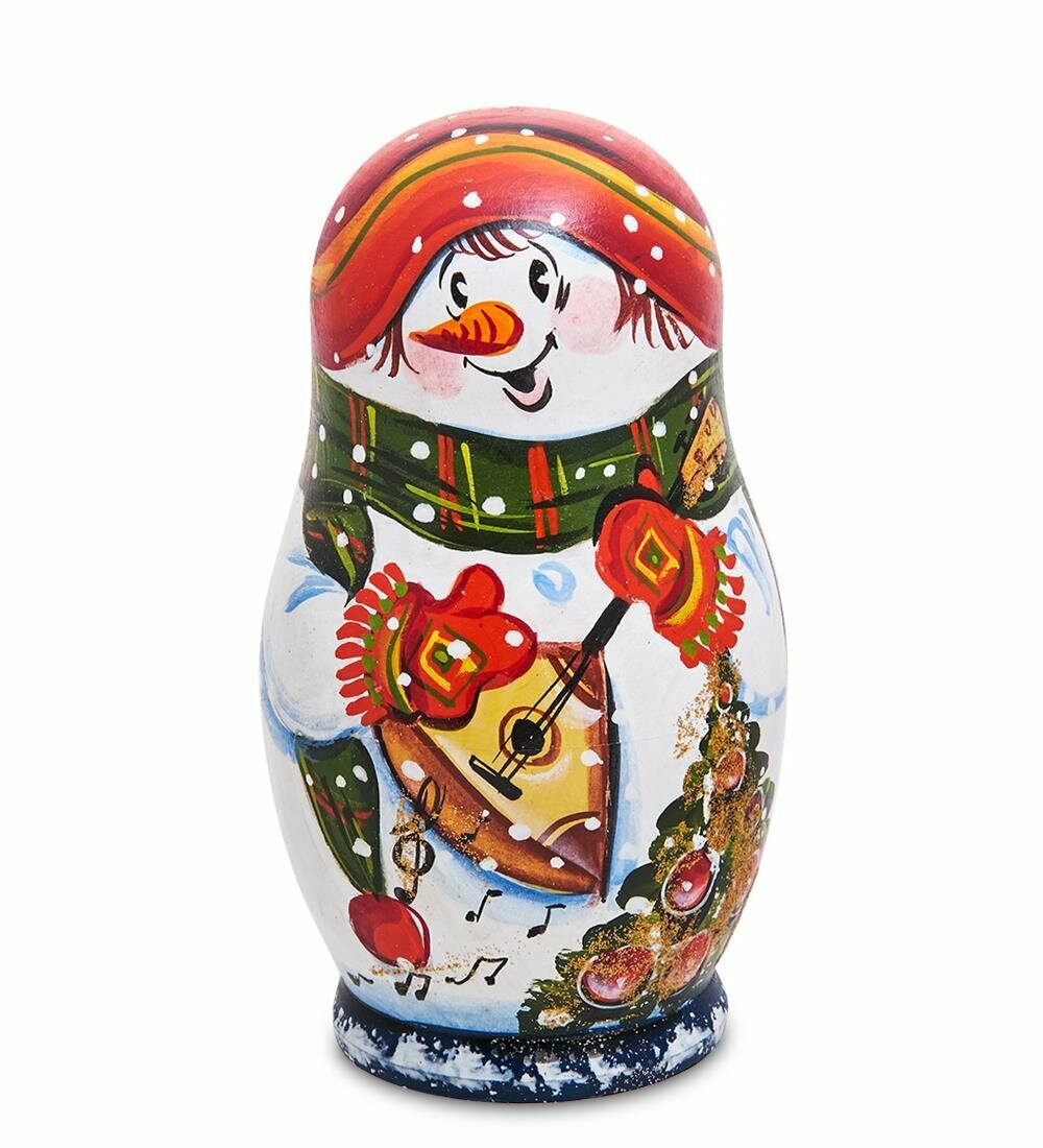 Матрешка Поющий снеговик