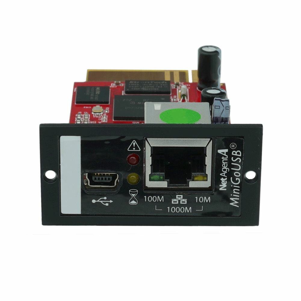 Карта удаленного управления Связь Инжиниринг Mini SNMP DA806, Ethernet 1xRJ45, USB 1xmini, черная