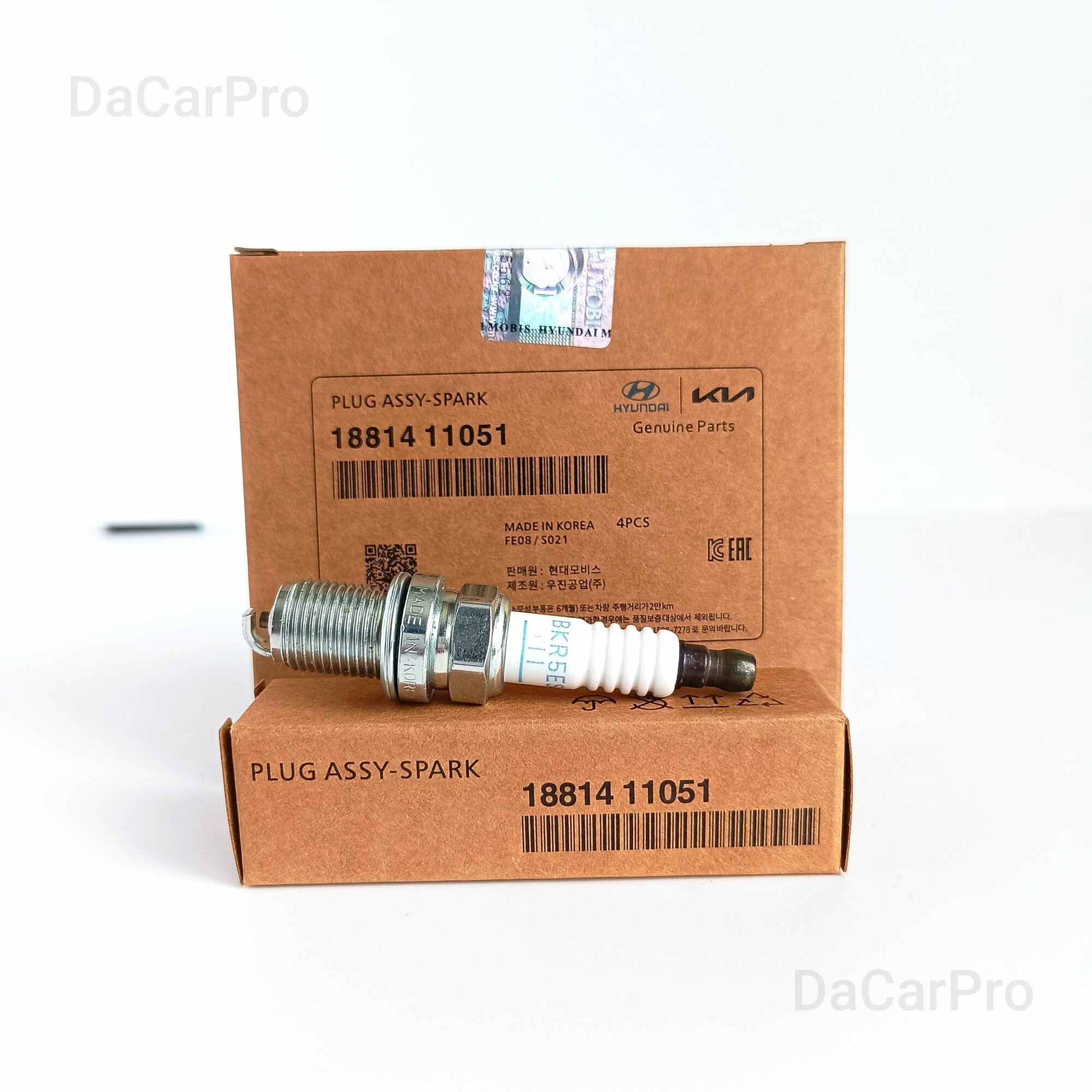 Свечи зажигания 4 шт. 1881411051 Hyundai/Kia Accent Getz Sonata Elantra Picanto Magentis